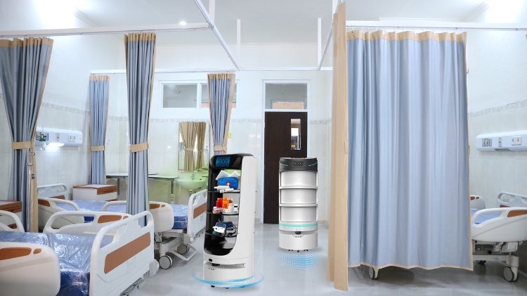 หุ่นยนต์บริการ (Service Robot) | หุ่นยนต์เสริฟอาหาร หุ่นยนต์ส่งเอกสาร